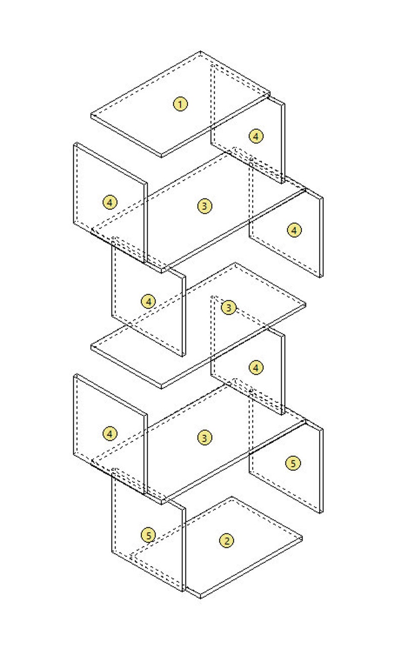 DIY Modern Bookshelf: Instantly Download Comprehensive Plans for a ...