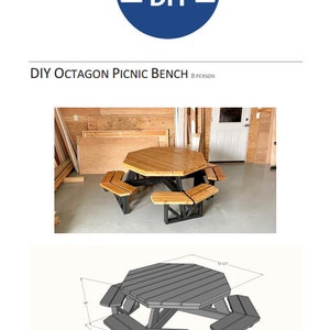 DIY Octagon Picnic Bench. Revamp Outdoor Gatherings: Comprehensive ...