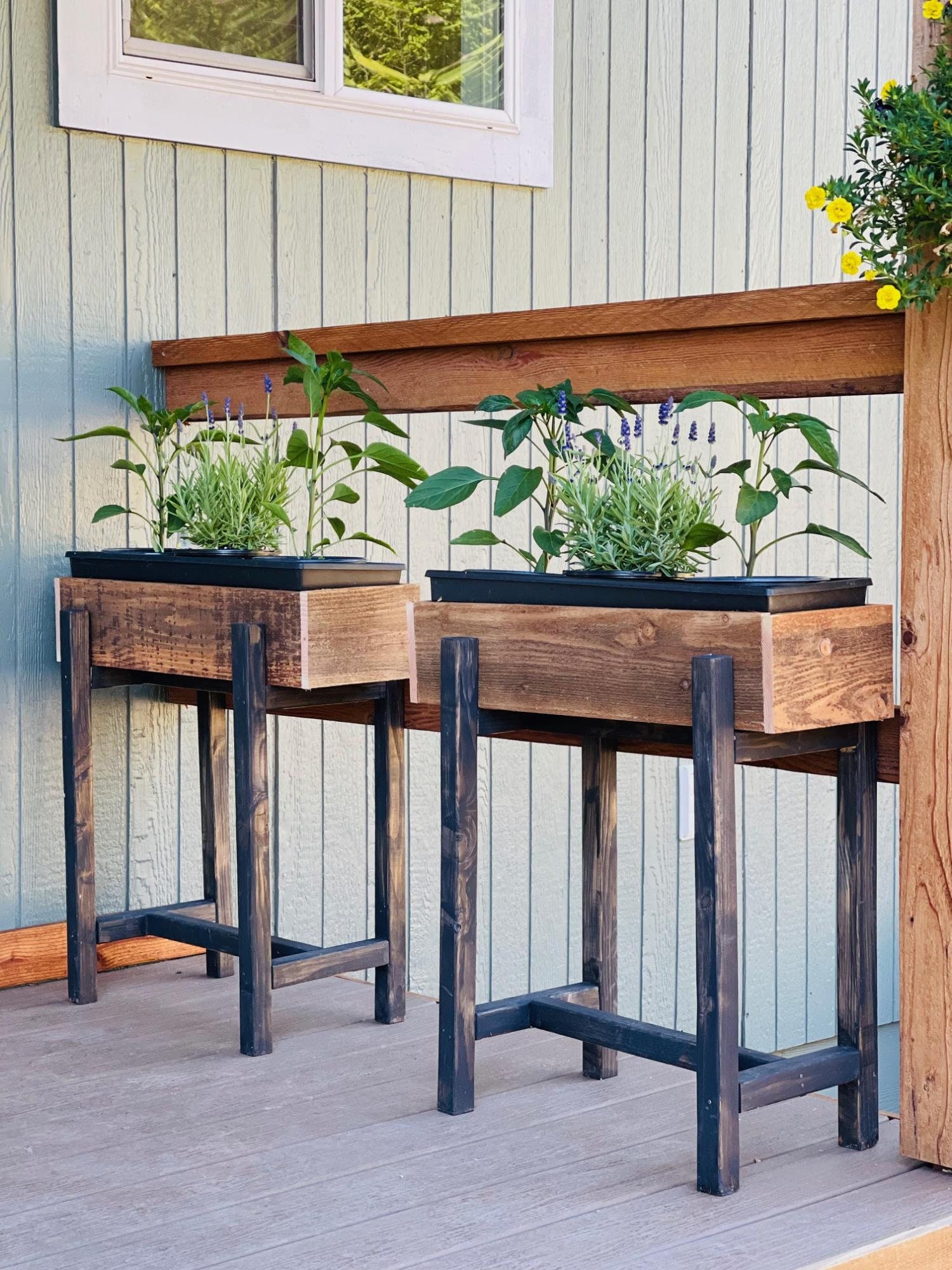 DIY Raised Planter Stands. Transform Your Garden: DIGITAL Blueprint ...