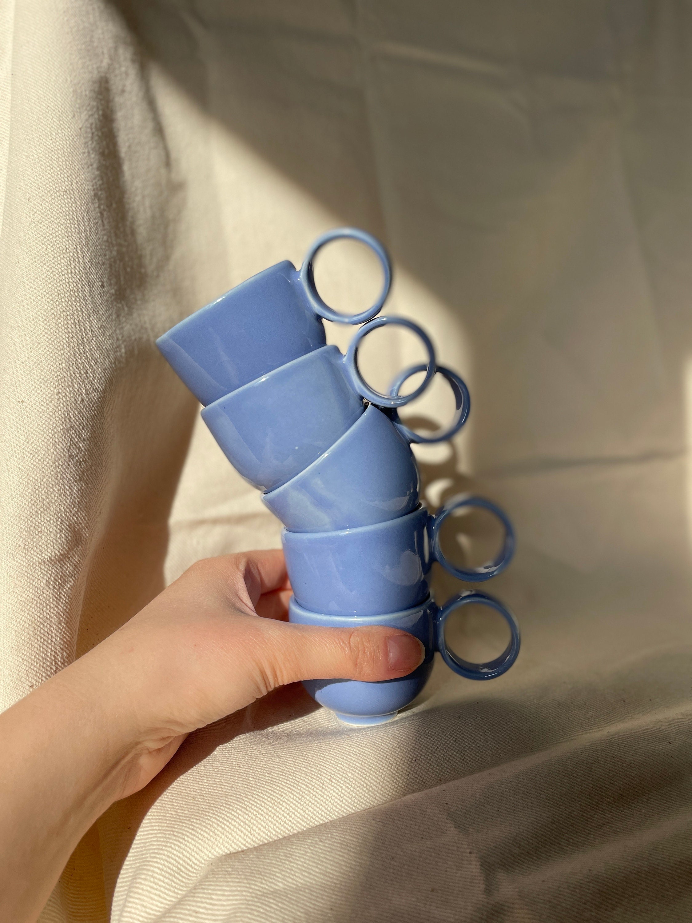 Espresso Cup Dubble Espresso Cup Coffee Cup Colours XS - Etsy