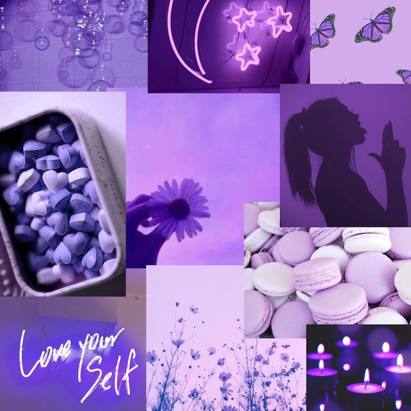 Purple Preppy Wallpapers - Etsy