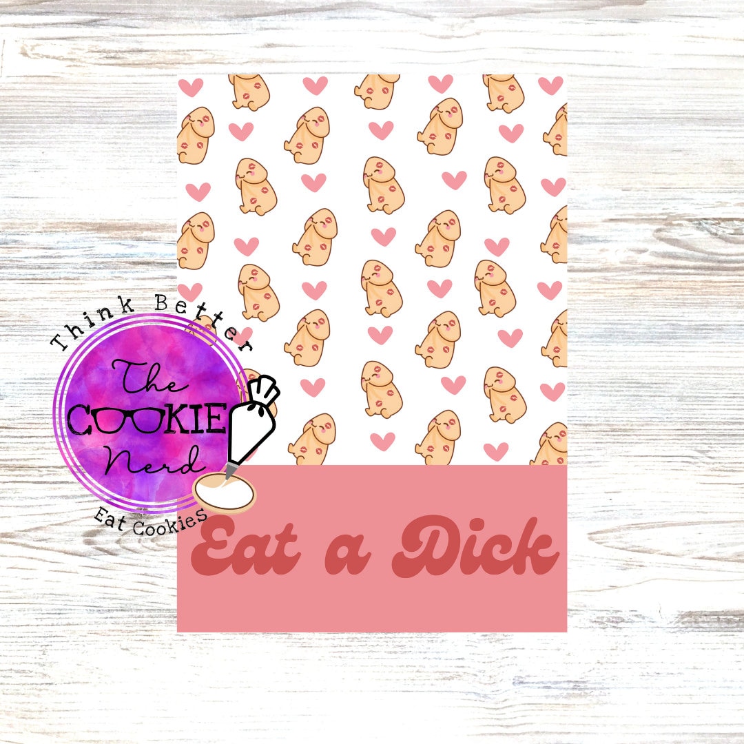 Eat A Dick Printable 3 5x5 Treat Card Etsy