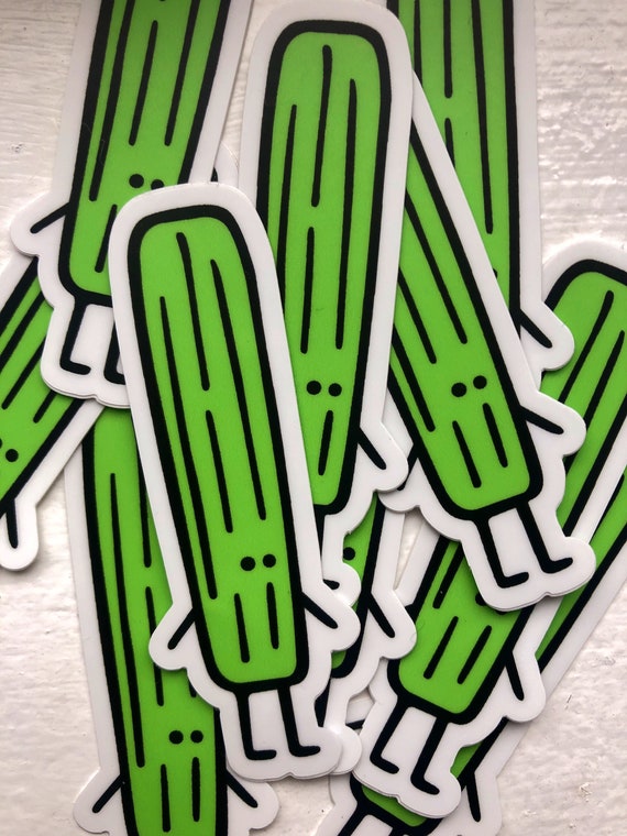 Celery Vegetable Art Food Sticker - Etsy