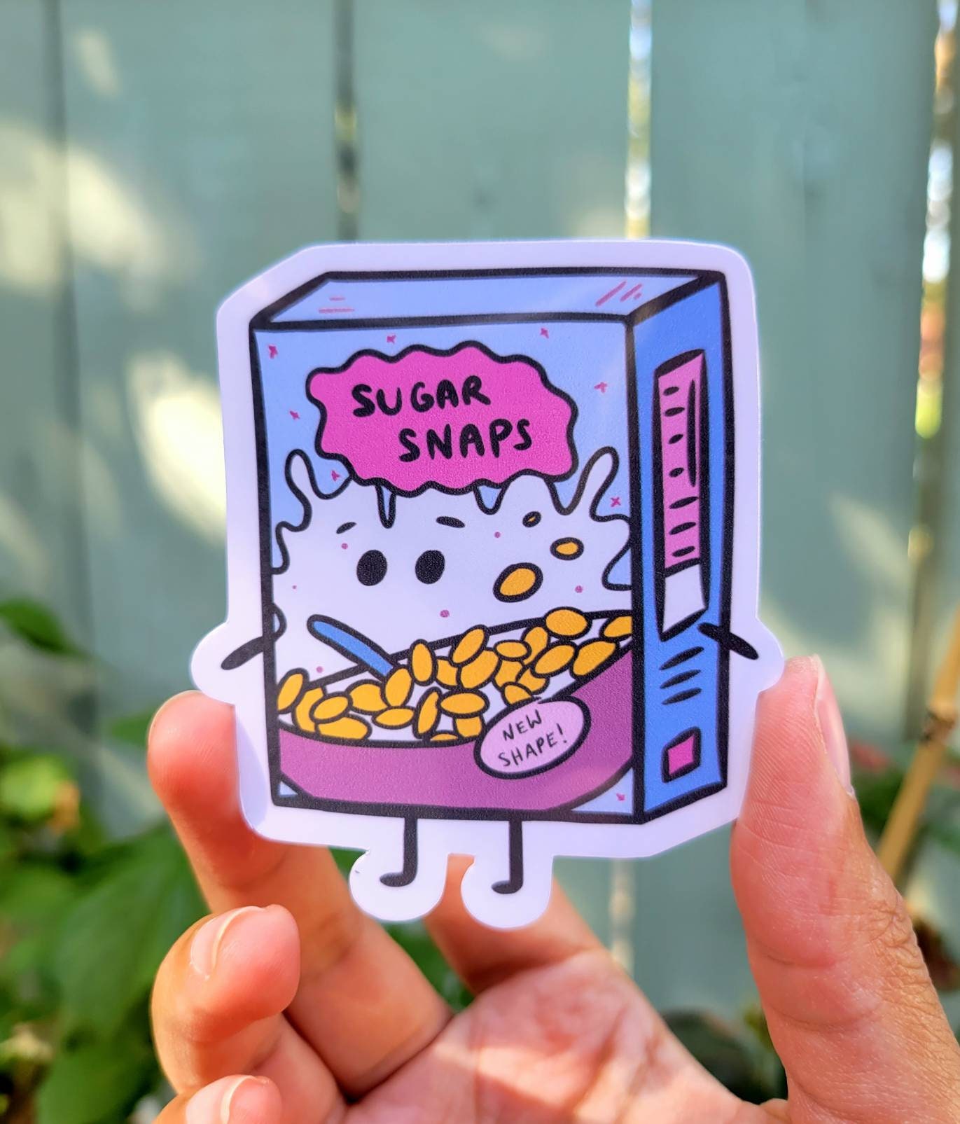 Cereal Box Handmade Nostalgic Sticker - Etsy