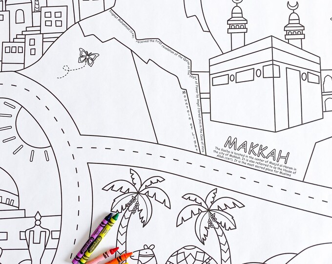 Ramadan & Eid Coloring Posters (3 Designs per Pack) - Etsy