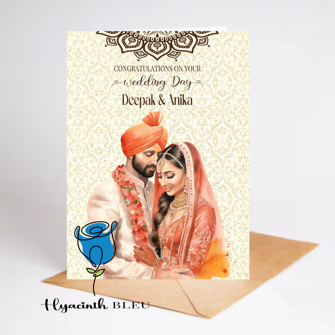 Desi Wedding Card, Indian Cards, Diwali Cards, Punjabi Cards, Desi ...