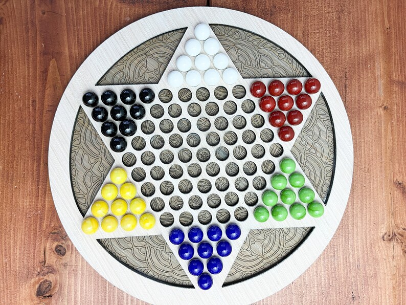 Chinese Checkers Board Game Games for Kids SVG Files - Etsy