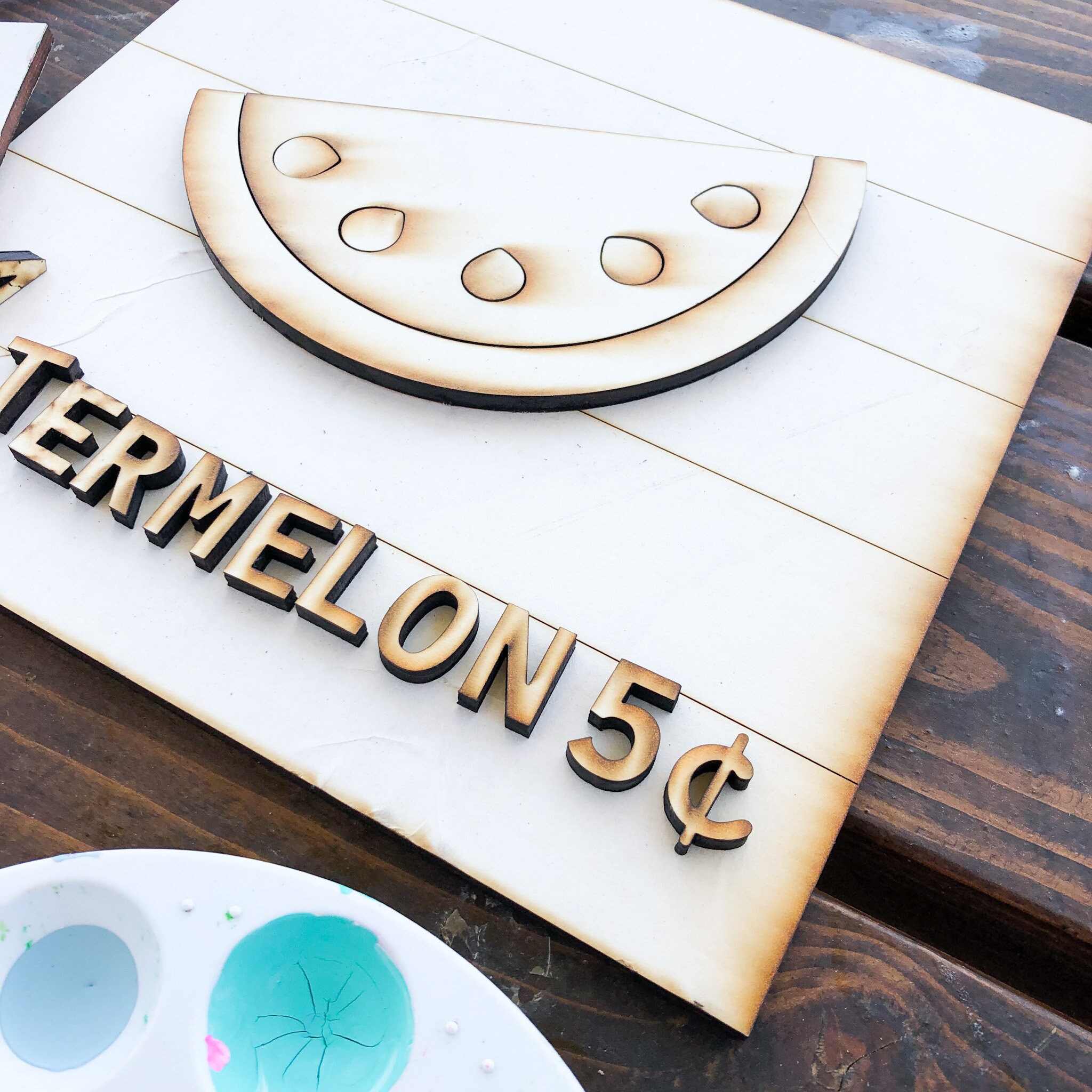 Watermelon Sign SVG Laser Cut File Summer Wall Art - Etsy