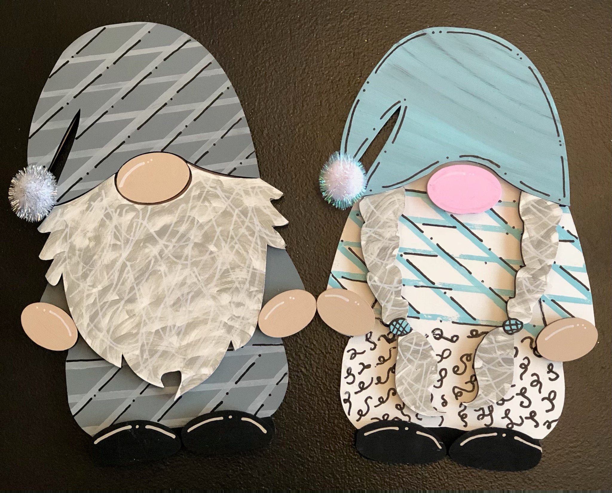 Gnome Patterns Interchangeable Sign SVG - Etsy