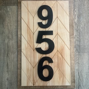 House Address Sign SVG, Custom House Numbers SVG Laser Cut Files - Etsy