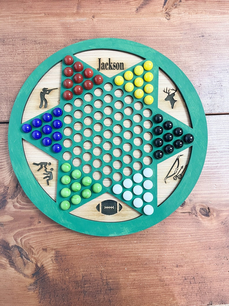 Chinese Checkers Board Game, Games for Kids, SVG Files, Layered SVG ...