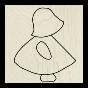 Sue Bonnet Quilt Block SVG Laser Cut Files Digital Download, Dutch Girl ...