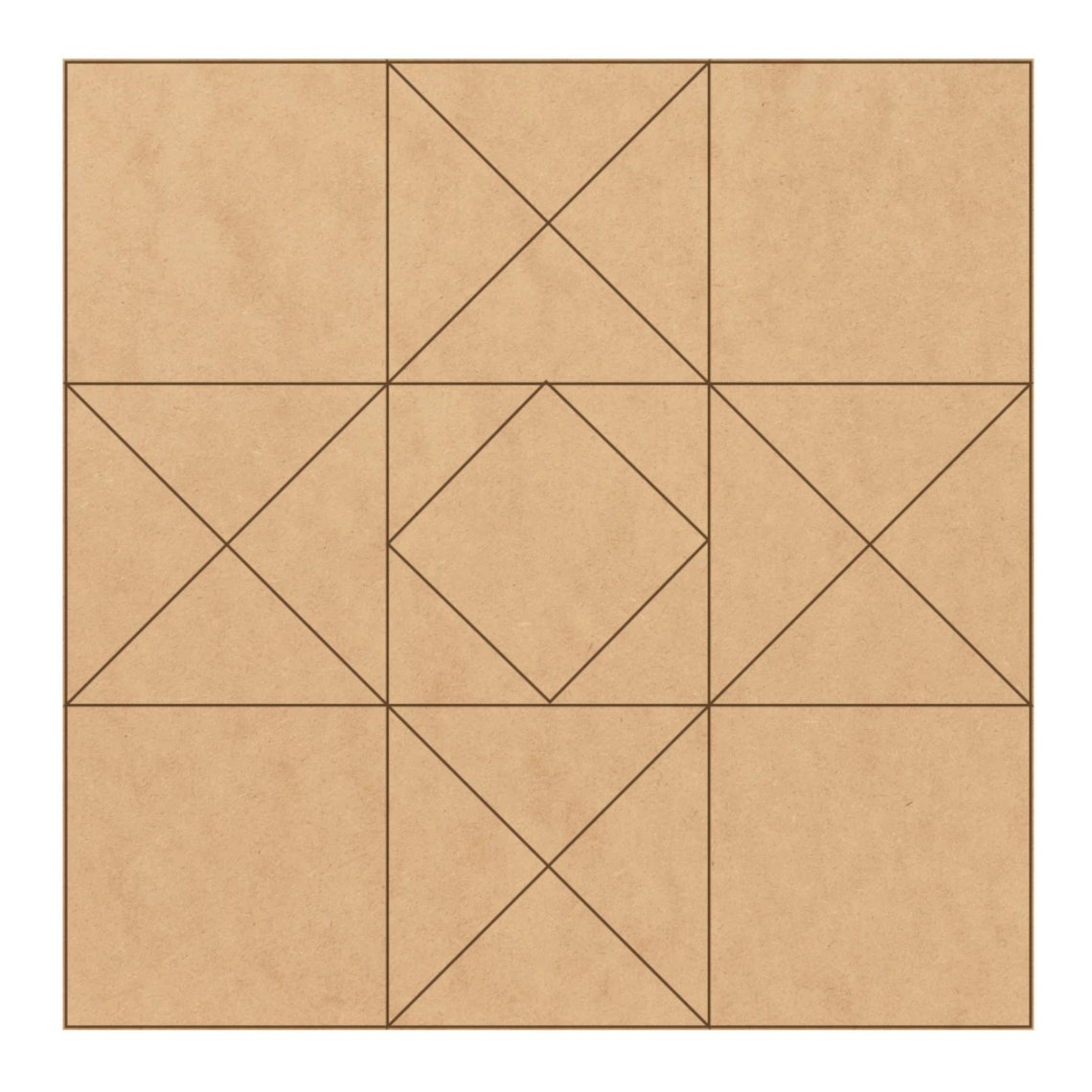 Hourglass Quilt Block SVG Laser Cut Files - Etsy