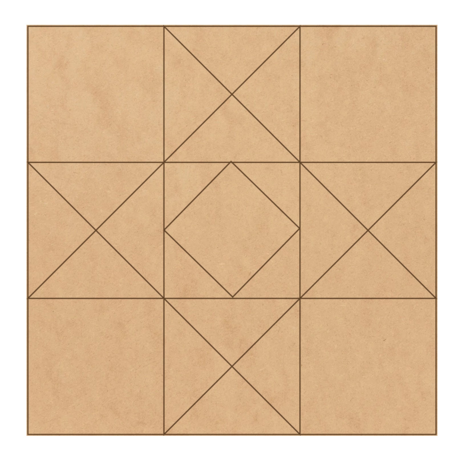 Hourglass Quilt Block SVG Laser Cut Files - Etsy