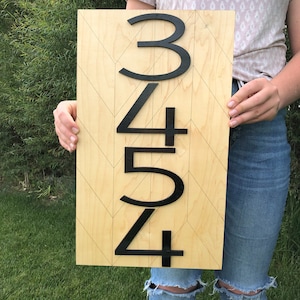 House Address Sign SVG, Custom House Numbers SVG Laser Cut Files - Etsy