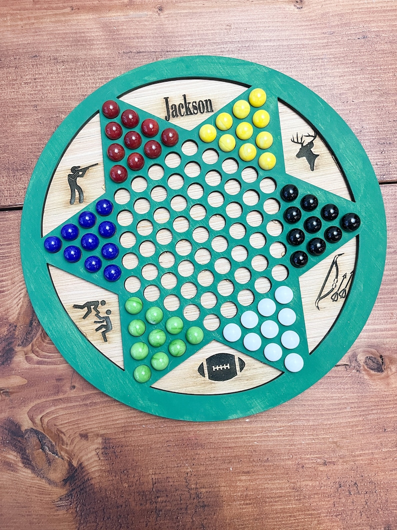 Chinese Checkers Board Game Games for Kids SVG Files - Etsy