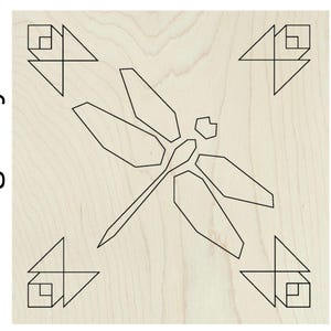 Dragonfly Barn Quilt SVG Cut File, Farmhouse Patchwork Wooden Quilt ...