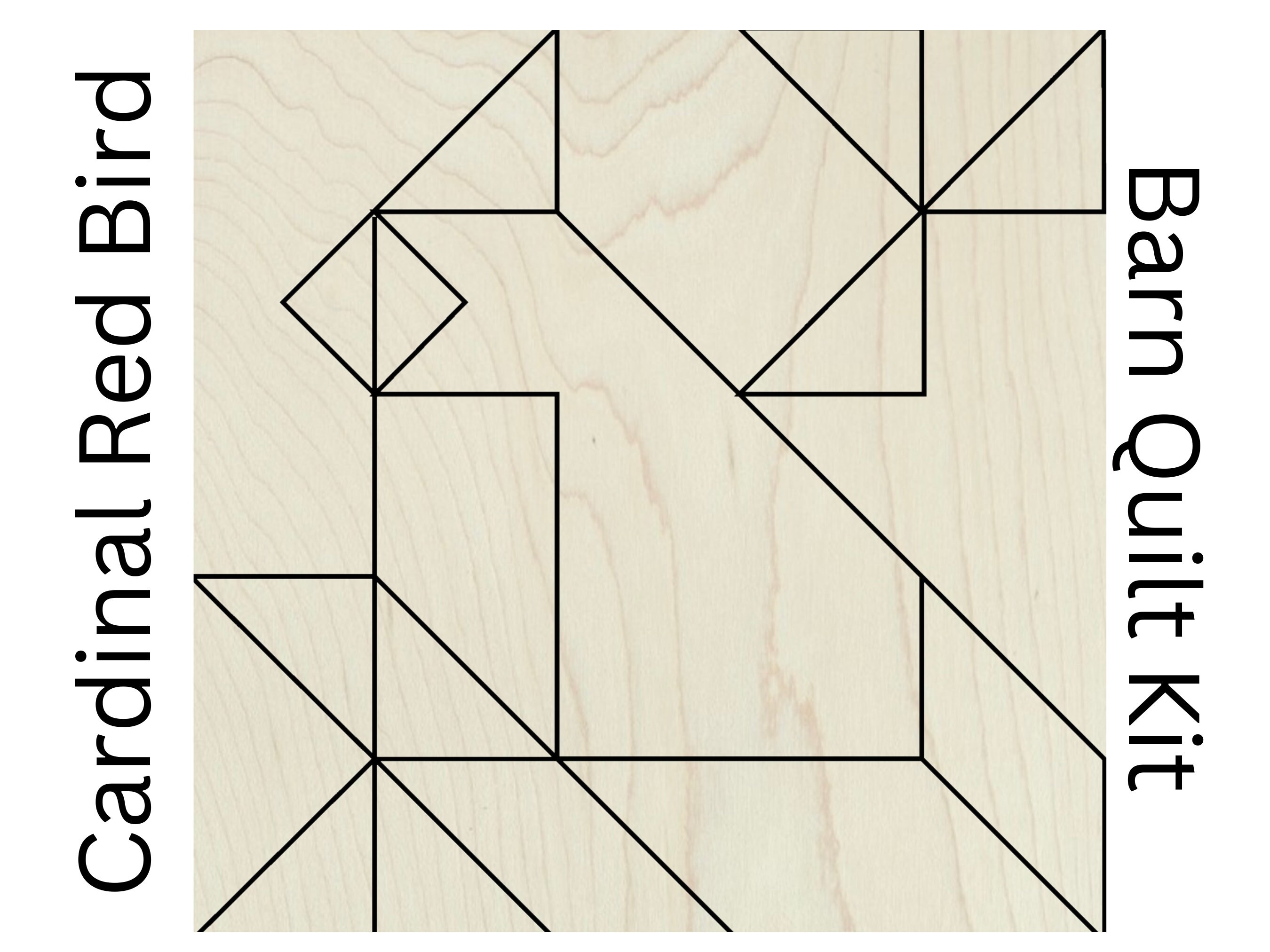 Cardinal Quilt Block SVG Laser Cut Files Digital Download - Etsy