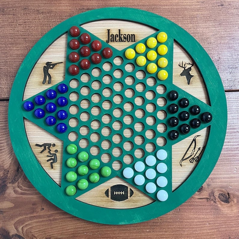 Chinese Checkers Board Game Games for Kids SVG Files - Etsy