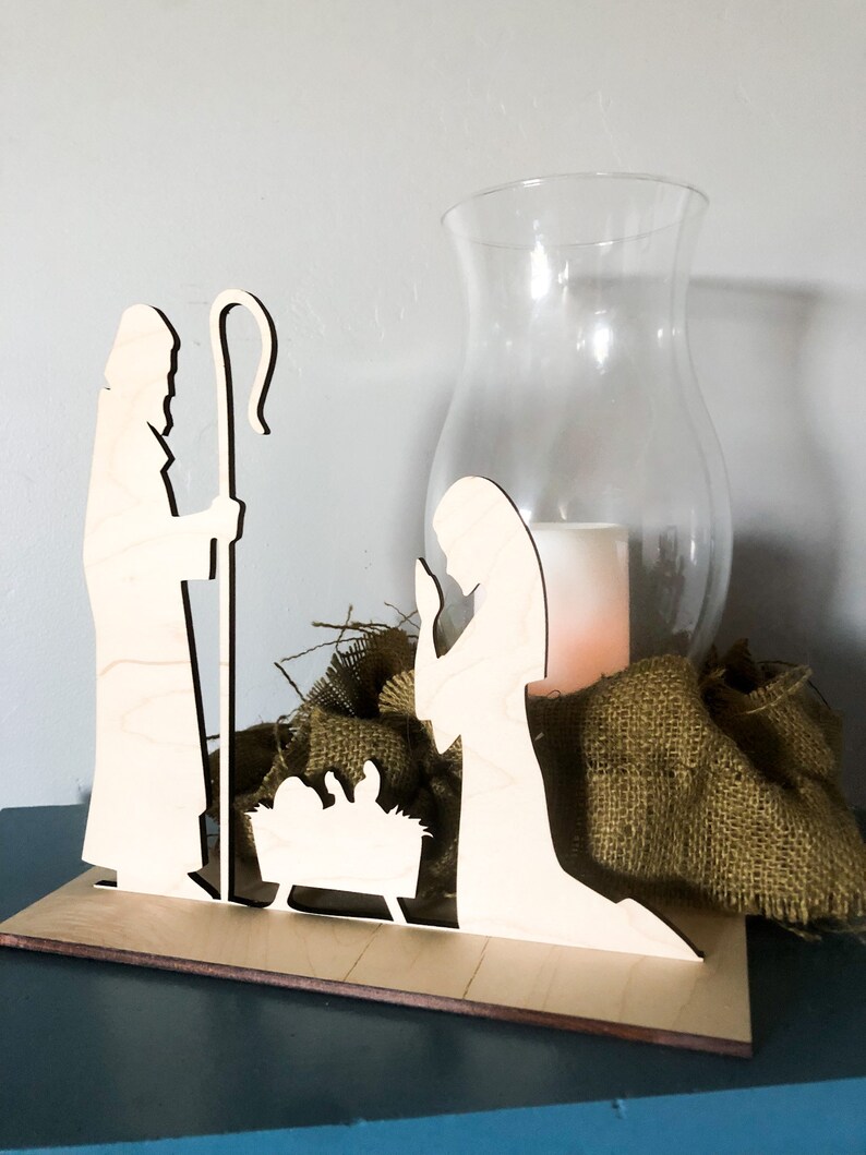 Baby Jesus Christ Nativity Stable SVG Laser Cut File Nativity - Etsy