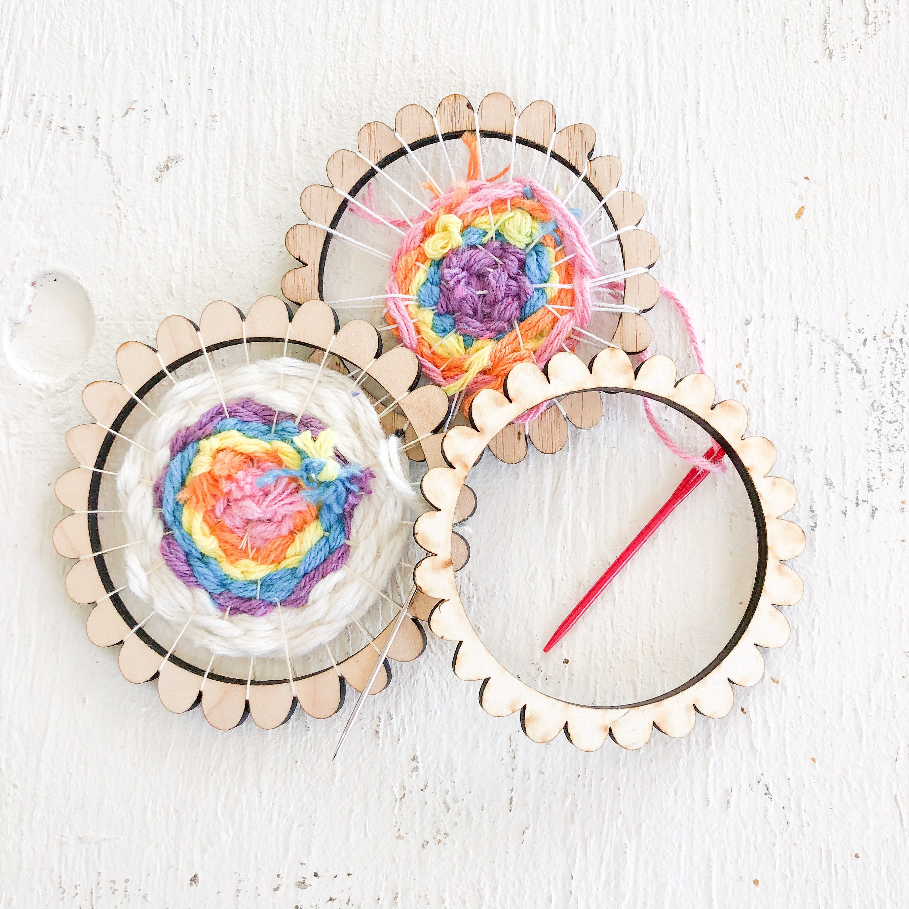 Scallop Circle SVG Cut File for Laser Machines Weaving Loom - Etsy