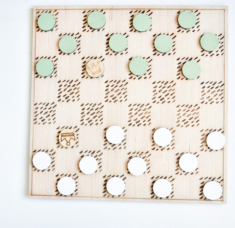 Checkers Board Game Chess Games for Kids SVG Files Layered - Etsy