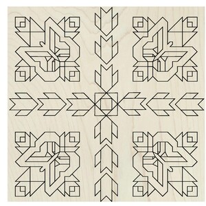 4 Butterfly Barn Quilt SVG Cut File, Clay's Choice Classic Farmhouse ...