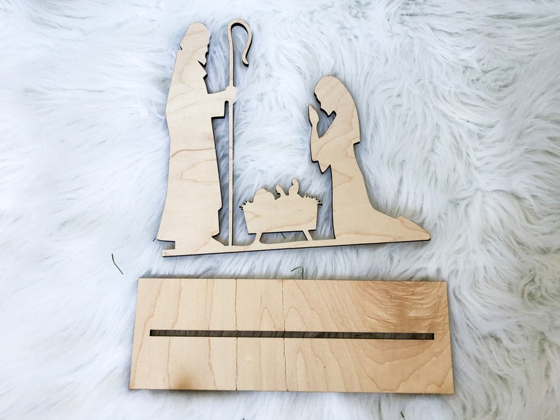 Baby Jesus Christ Nativity Stable SVG Laser Cut File Nativity - Etsy