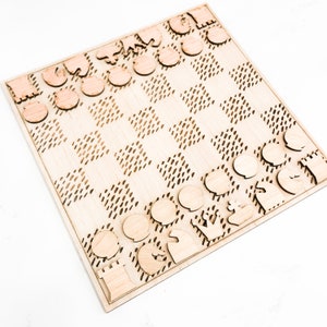 Checkers Board Game, Chess Games for Kids, SVG Files, Layered SVG, Game ...