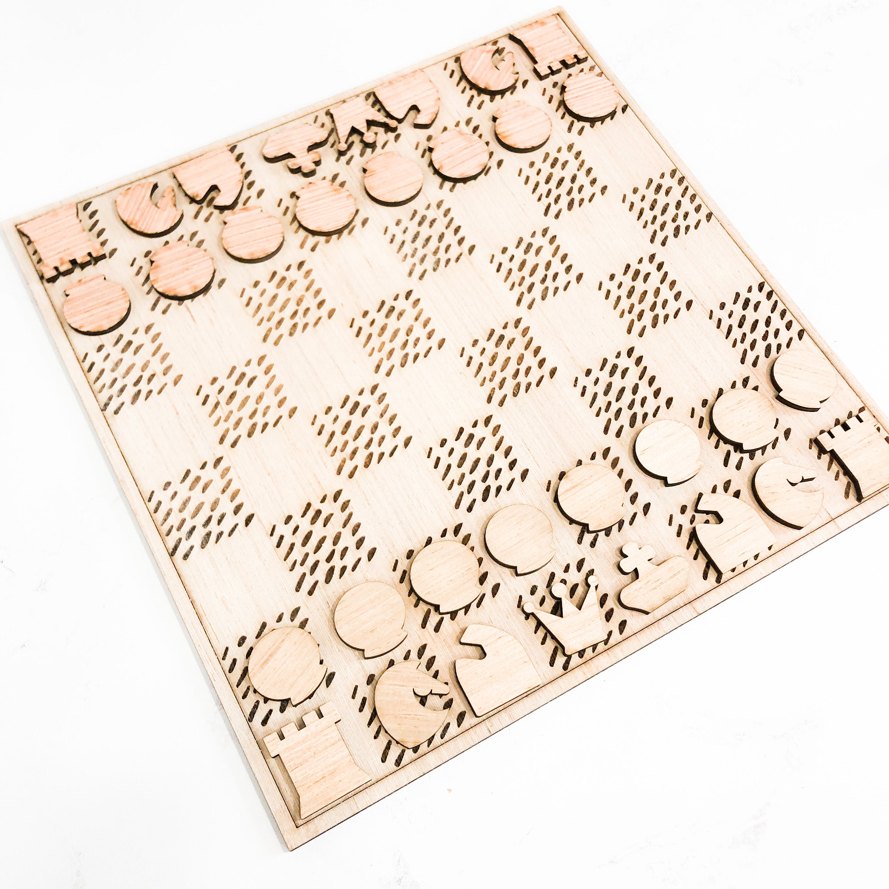 Checkers Board Game Chess Games for Kids SVG Files Layered - Etsy