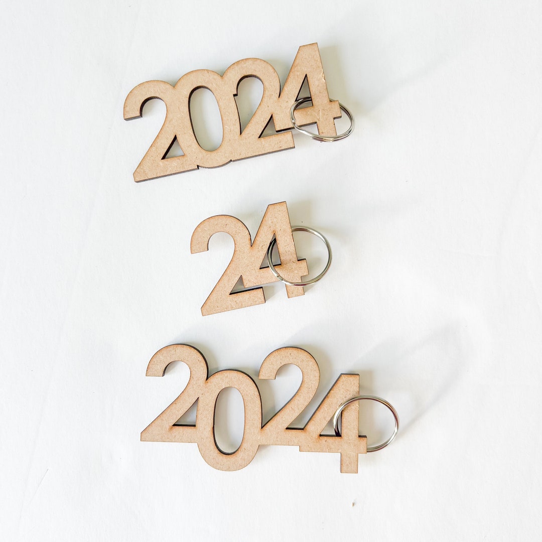 2024 Laser Cut Files, 3 Styles of Year's, Graduation SVG and Wedding ...