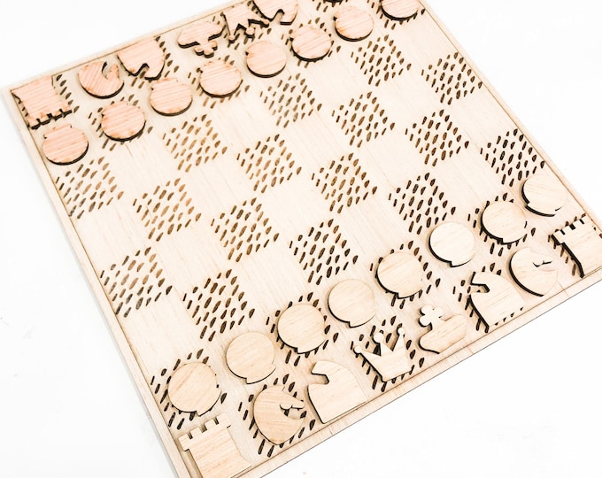 Printable Paperclip Chess Set Template - Etsy Canada