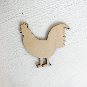 Rooster SVG Wooden Designs Laser Cut Plans, Lightburn and Glowforge ...