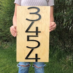 House Address Sign SVG, Custom House Numbers SVG Laser Cut Files - Etsy