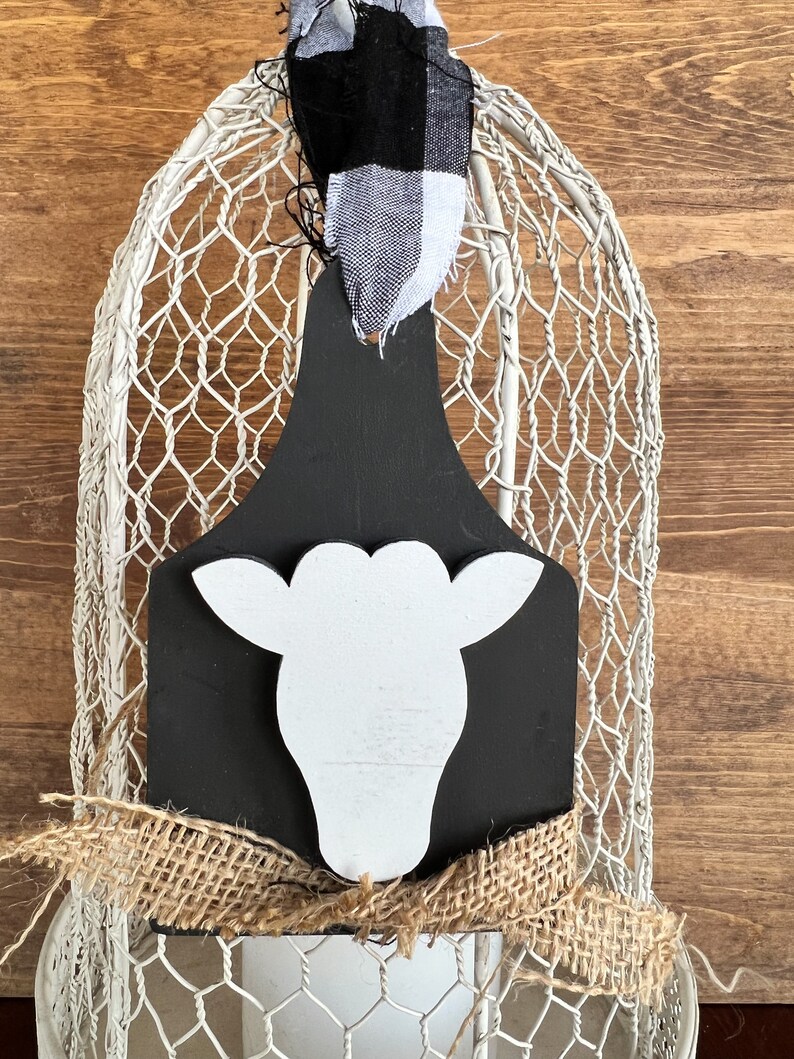 Farm Animal SVG Wooden Gift Tags Ornament Laser File - Etsy