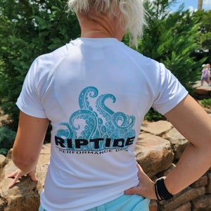 Riptide Rash Guard Shirt 50 UPF Dri-fit, Raised on the Water, Saltwater Fishing, Marlin, Anchor ...