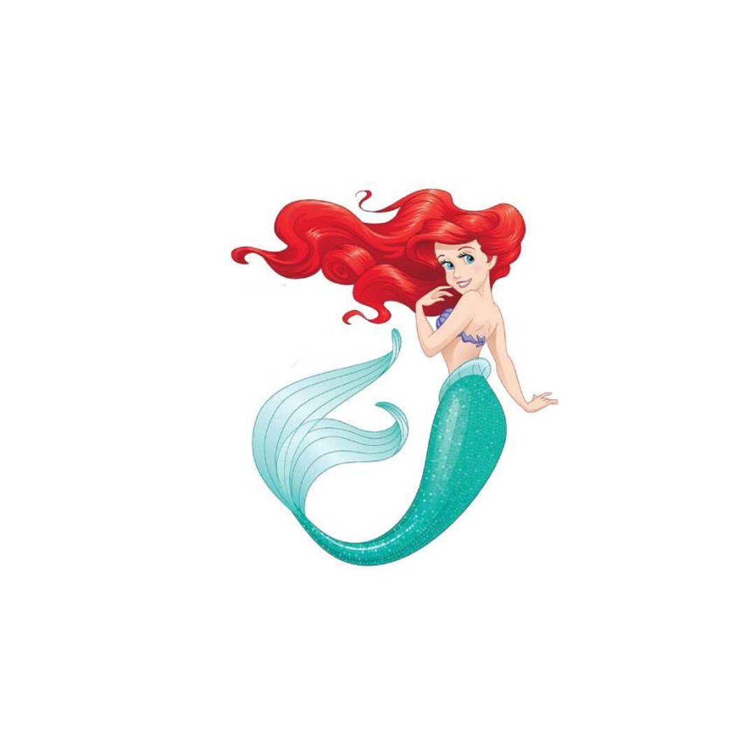 Ariel sirena coche, camión, barco, etiqueta de vinilo de pared - Etsy ...