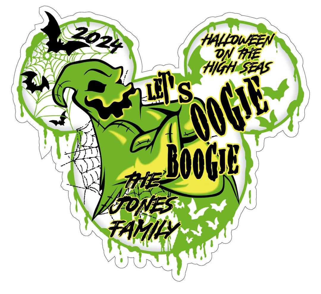 Custom Halloween Oogie Boogie Cruise Magnet, Personalized Door Magnet ...