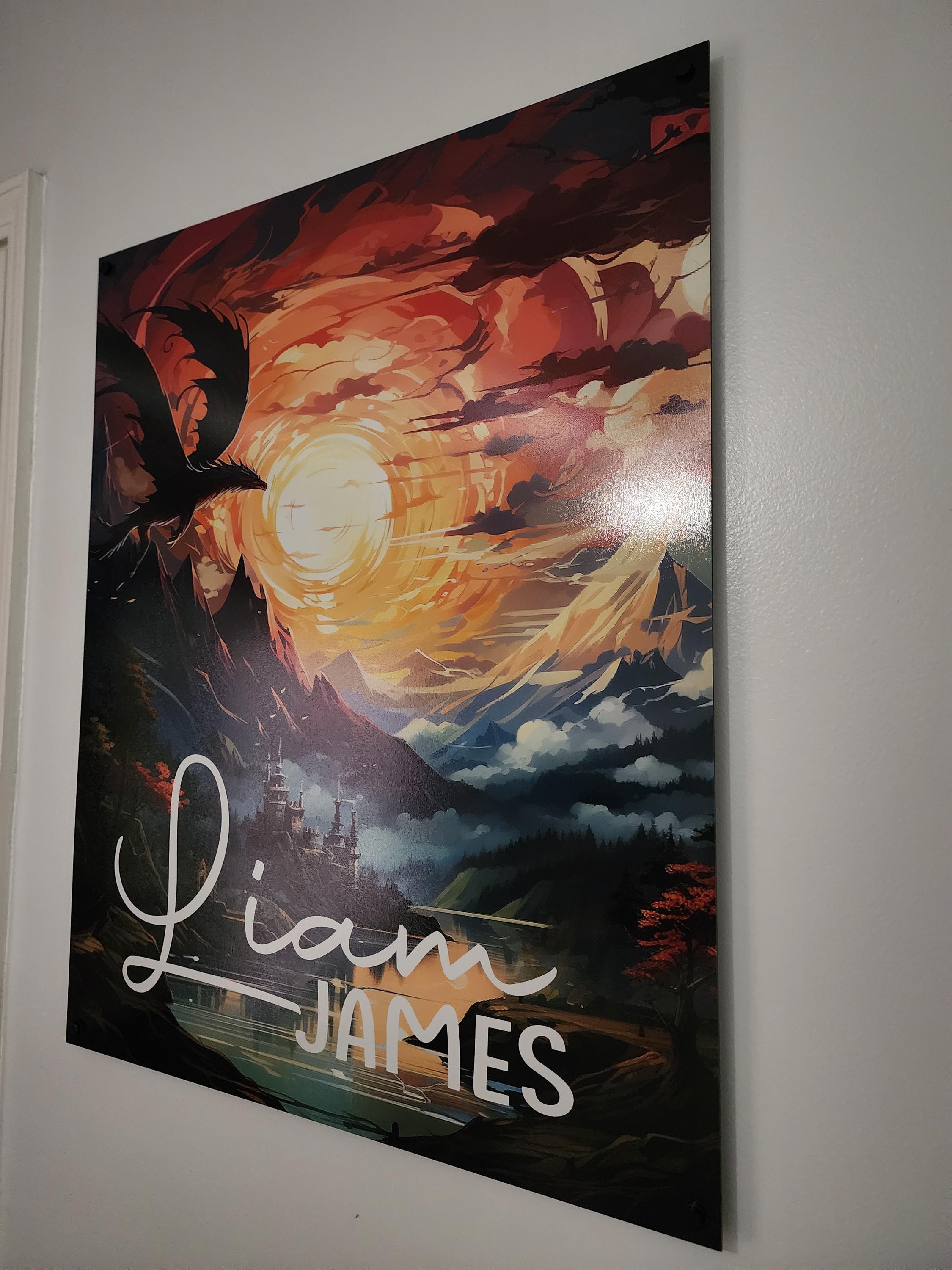 Custom Dragon DND Metal Room Poster, Kids Room, Decoration, Room Decor ...