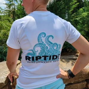 Riptide Rash Guard Shirt 50 UPF Dri-fit, Raised on the Water, Saltwater Fishing, Marlin, Anchor ...