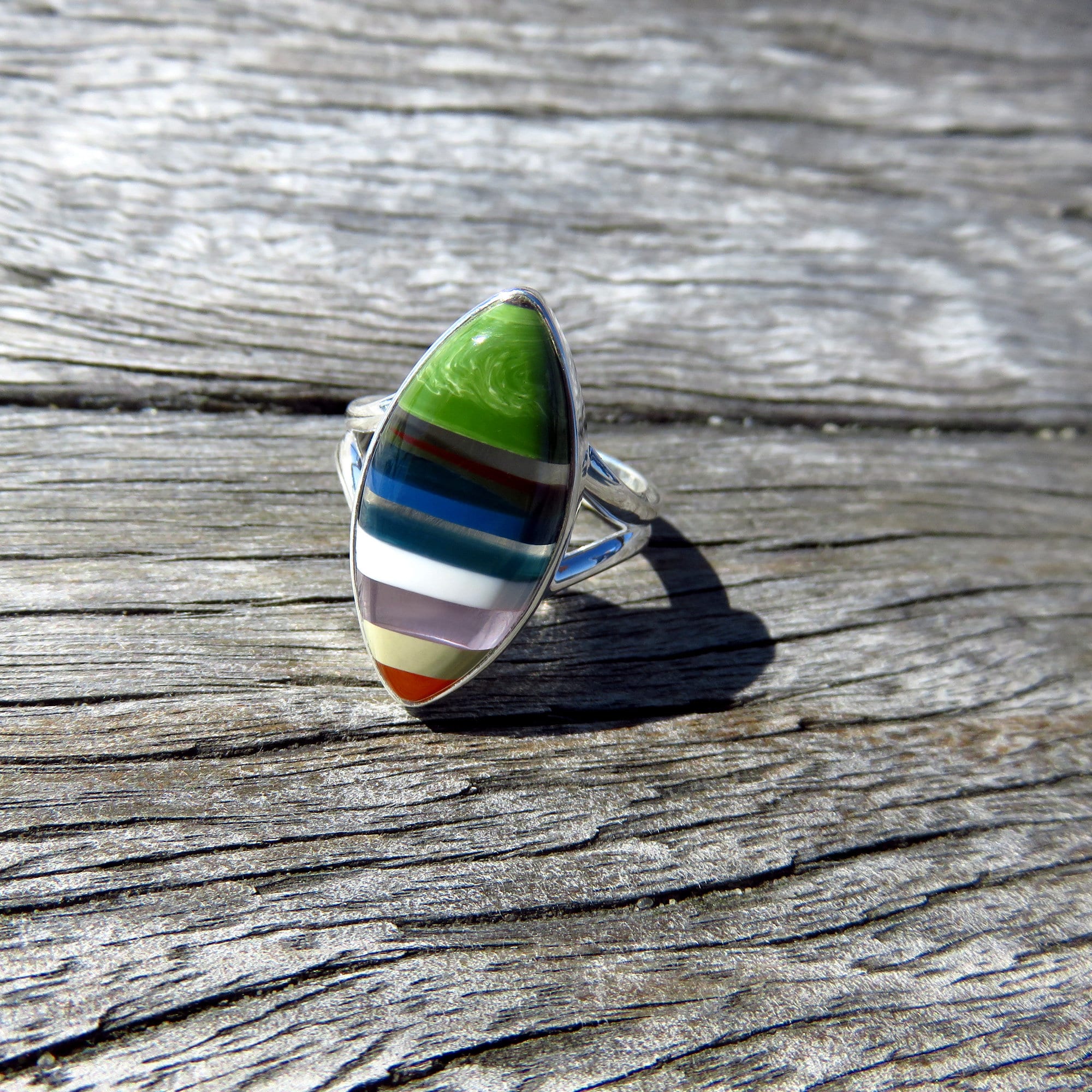 Surfite Ring Size 6 Repurposed Ring for Woman Silver Ring - Etsy Australia
