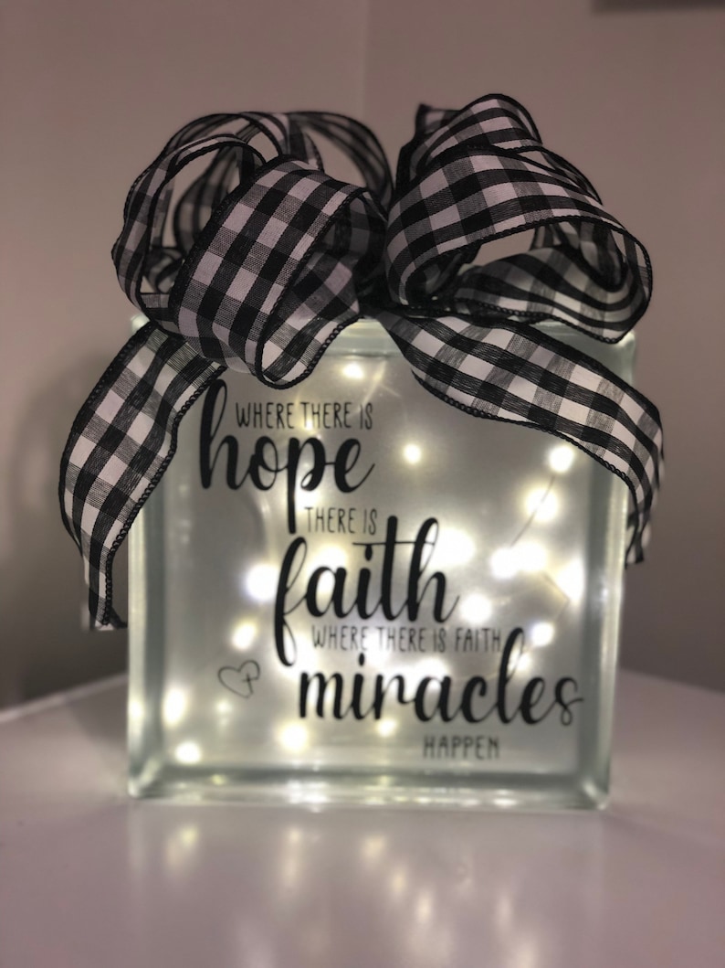 Custom Glass Block, Design Your Own, Home Decor, Personalized Gifts - Etsy