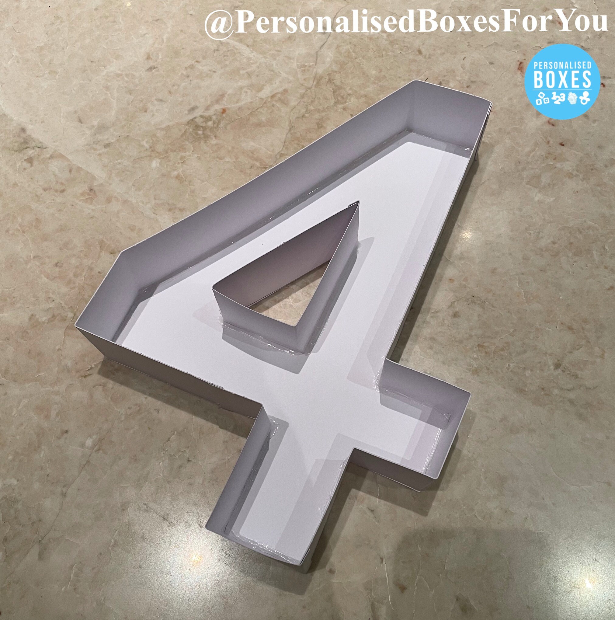 Fillable Number Gift Boxes | Etsy