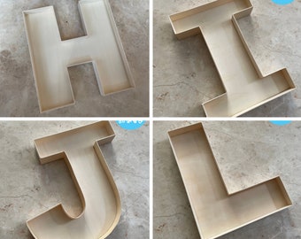 Wooden Fillable Letter Boxes, 43% OFF