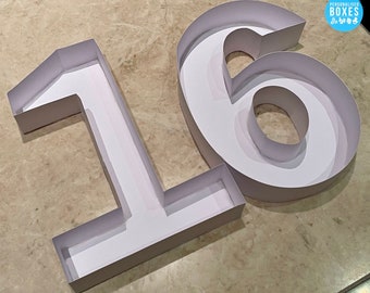 Fillable Number Boxes - Etsy UK