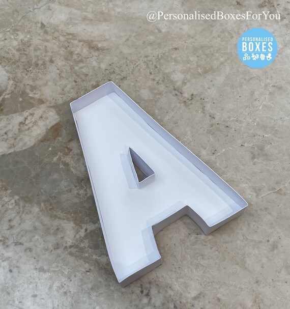 Fillable Alphabet Letter Gift Boxes | Etsy