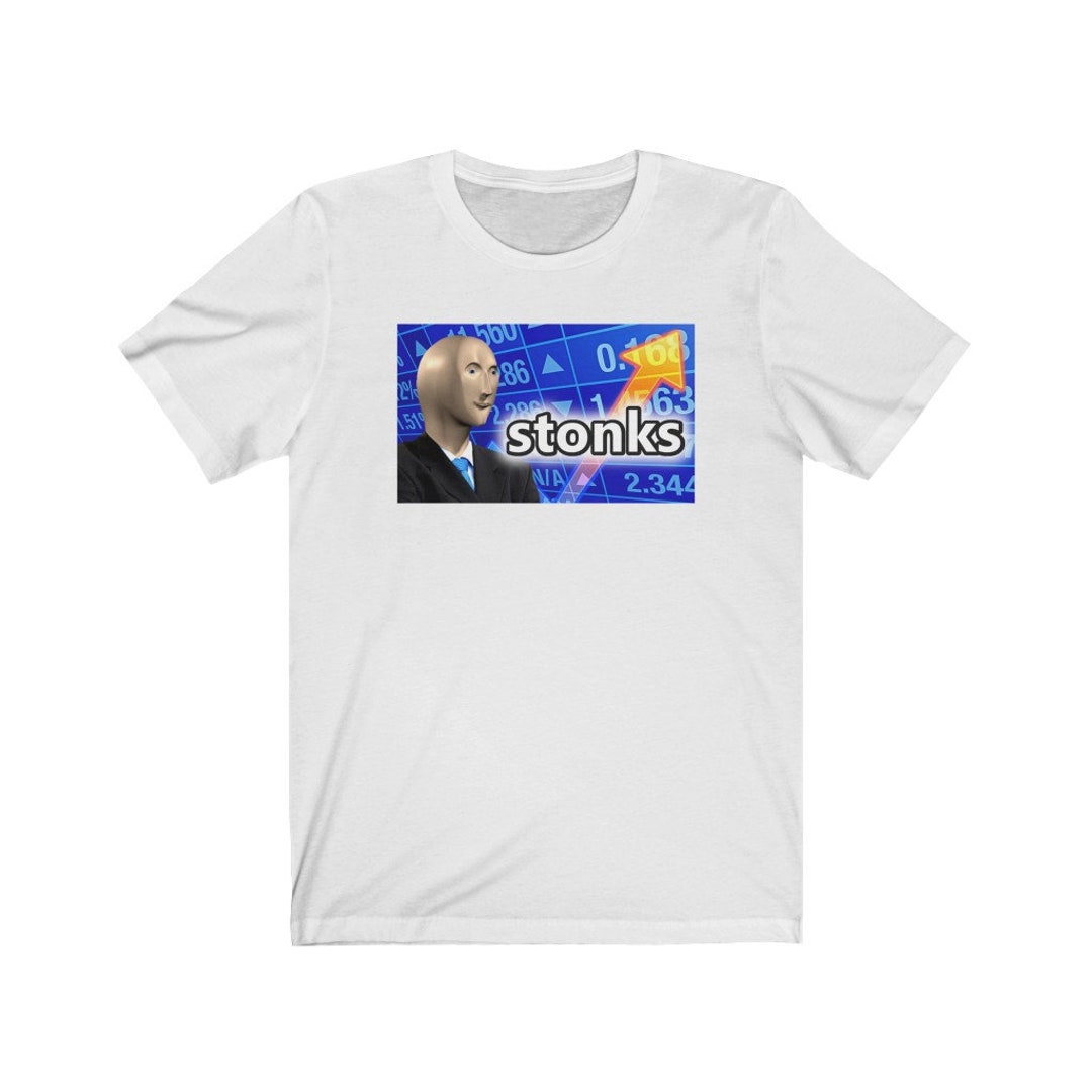 Fashun Stonks Meme Soft Stretchy T-shirt *unisex - Etsy