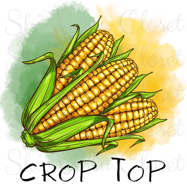 Corn Crop Top Png - Etsy