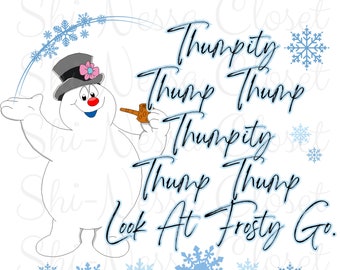 Frosty the Snowman Png | Etsy