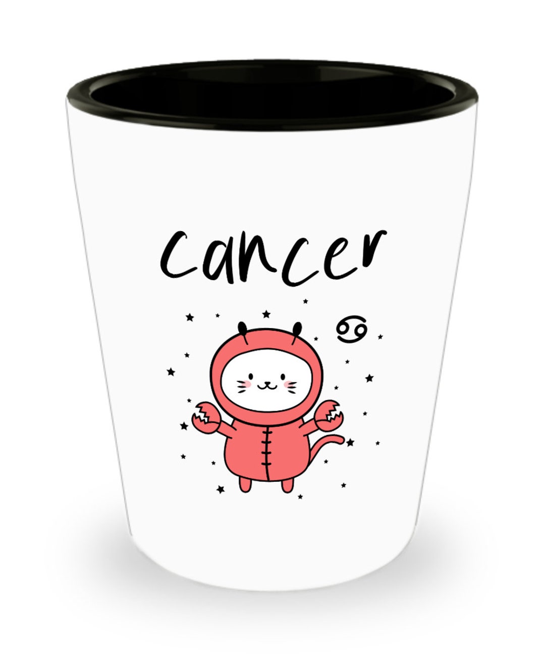 Cancer Shot Glass, Astrology Gifts, Gift for Cancer, Astrology Shot ...